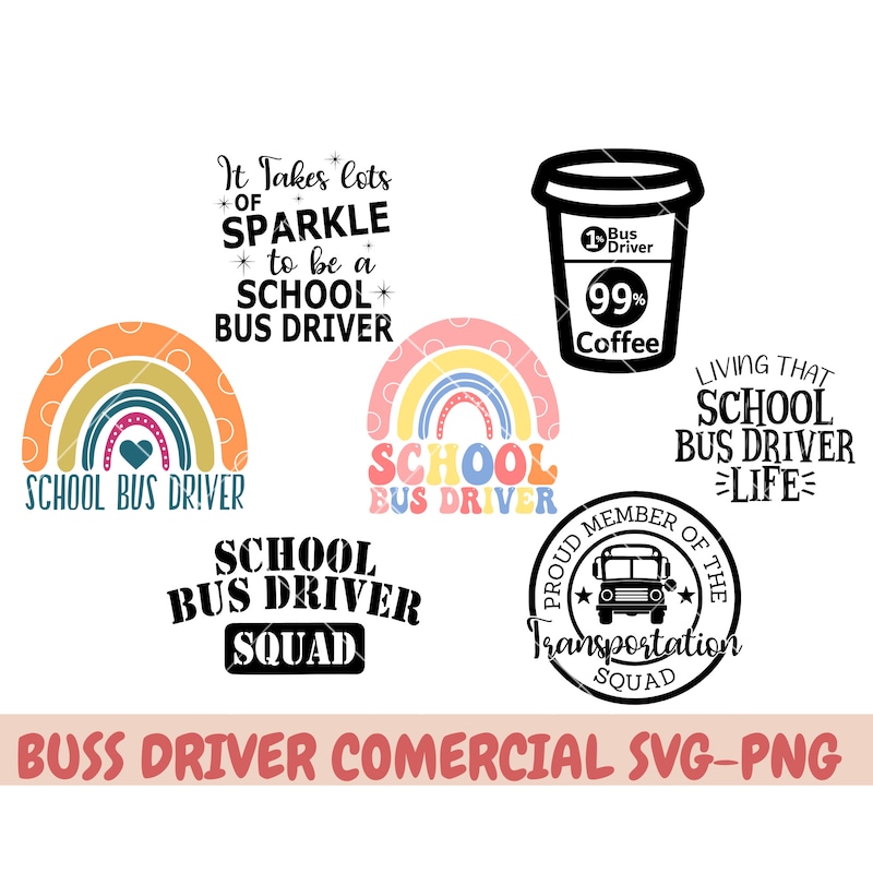 Bus Driver Svg - Etsy