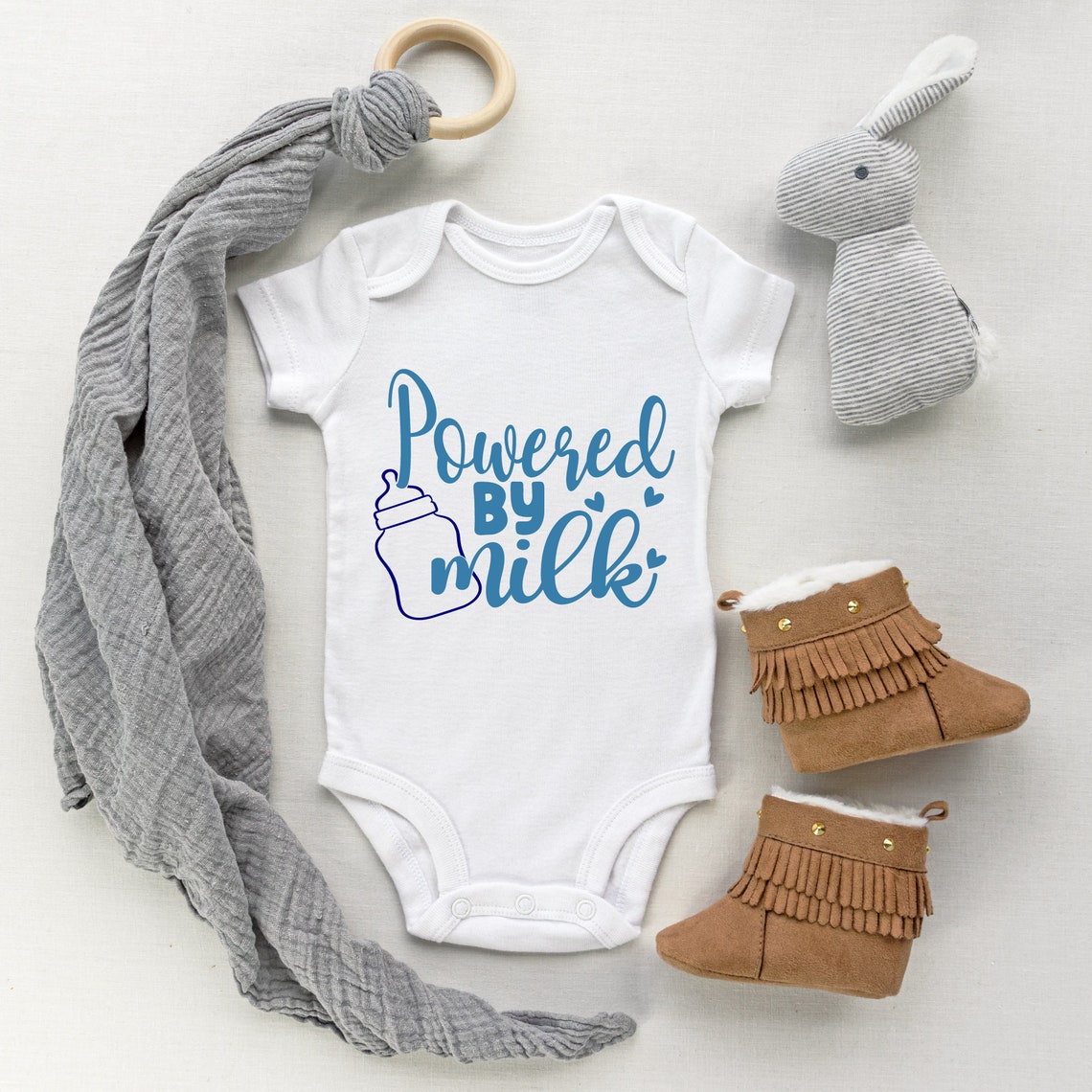 Powered by Milk Svg, Baby SVG Bundle, Baby Onesie SVG, Funny Baby Svg ...