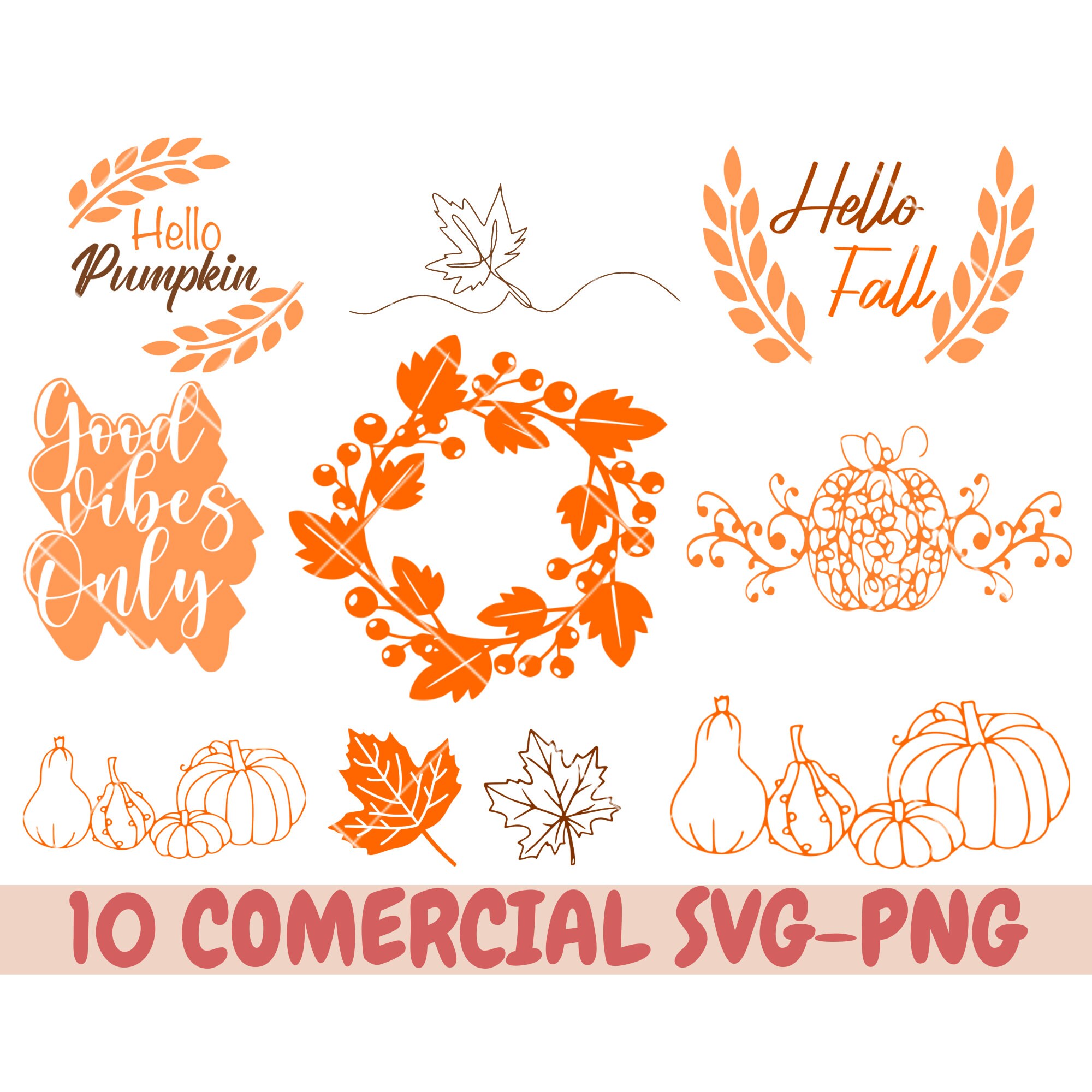 Fall Svg Happy Fall Svg Fall Svg Bundle Autumn Svg Bundle - Etsy