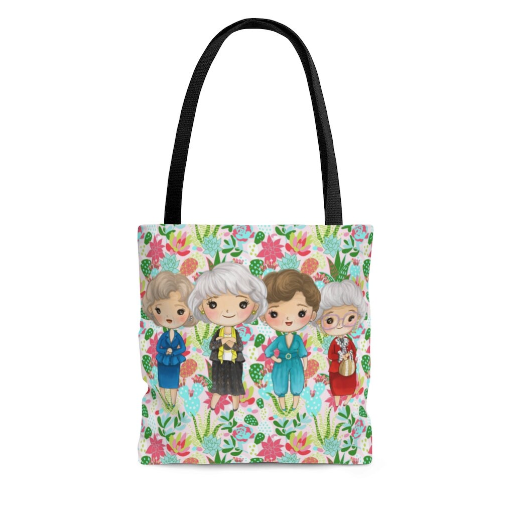 Golden Girls Miami Gardens Tote Bag Shopping Bags Dorothy Sofia Blanche ...