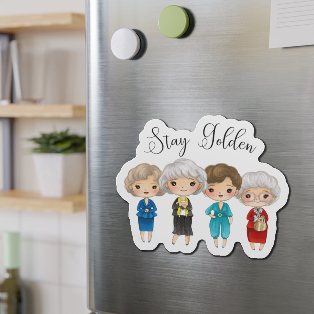 Golden Girls: Stay Golden Magnet | Kitchen Decor | Golden Girls | Miami ...