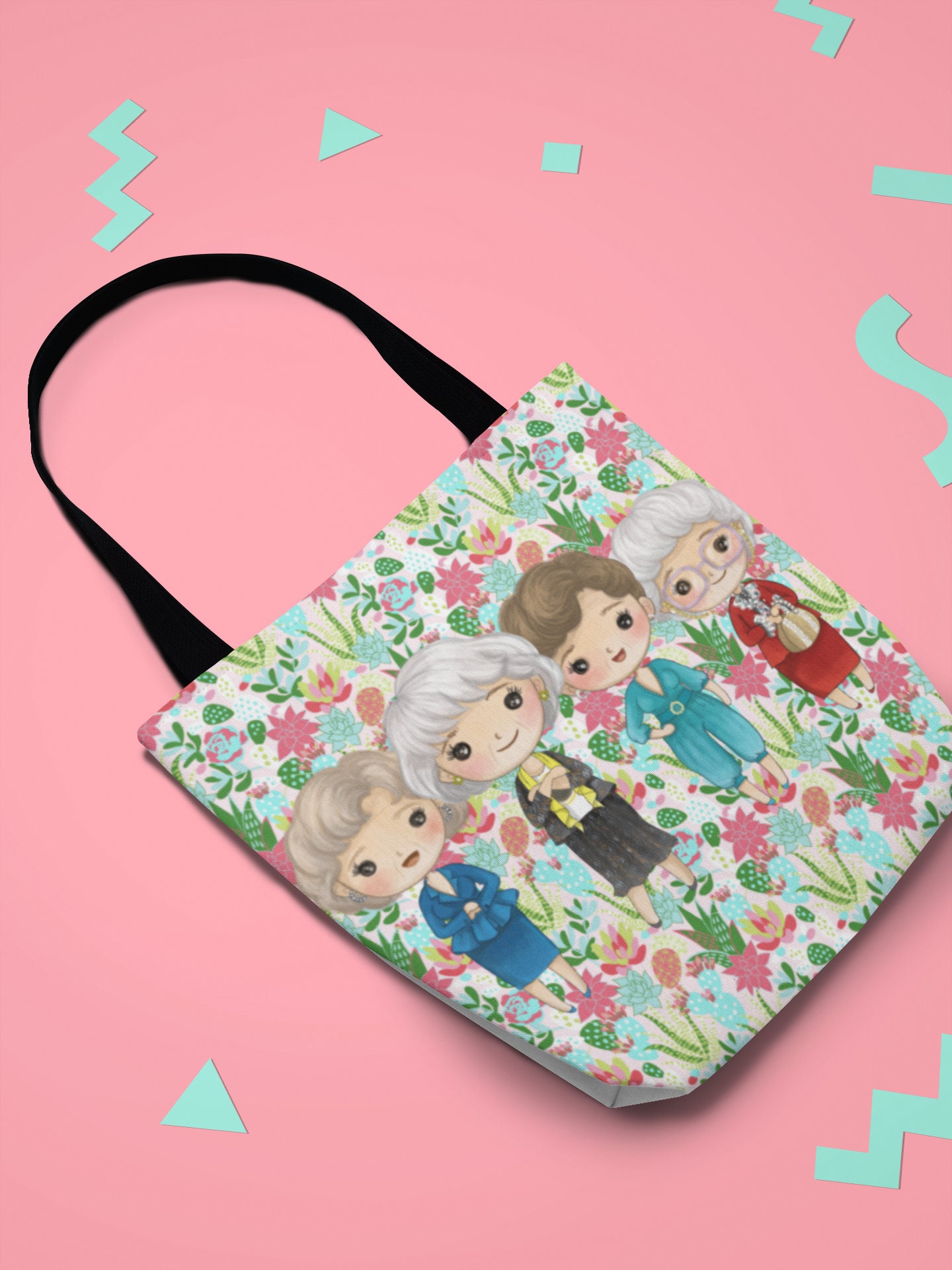Golden Girls Miami Gardens Tote Bag Shopping Bags Dorothy Sofia Blanche ...