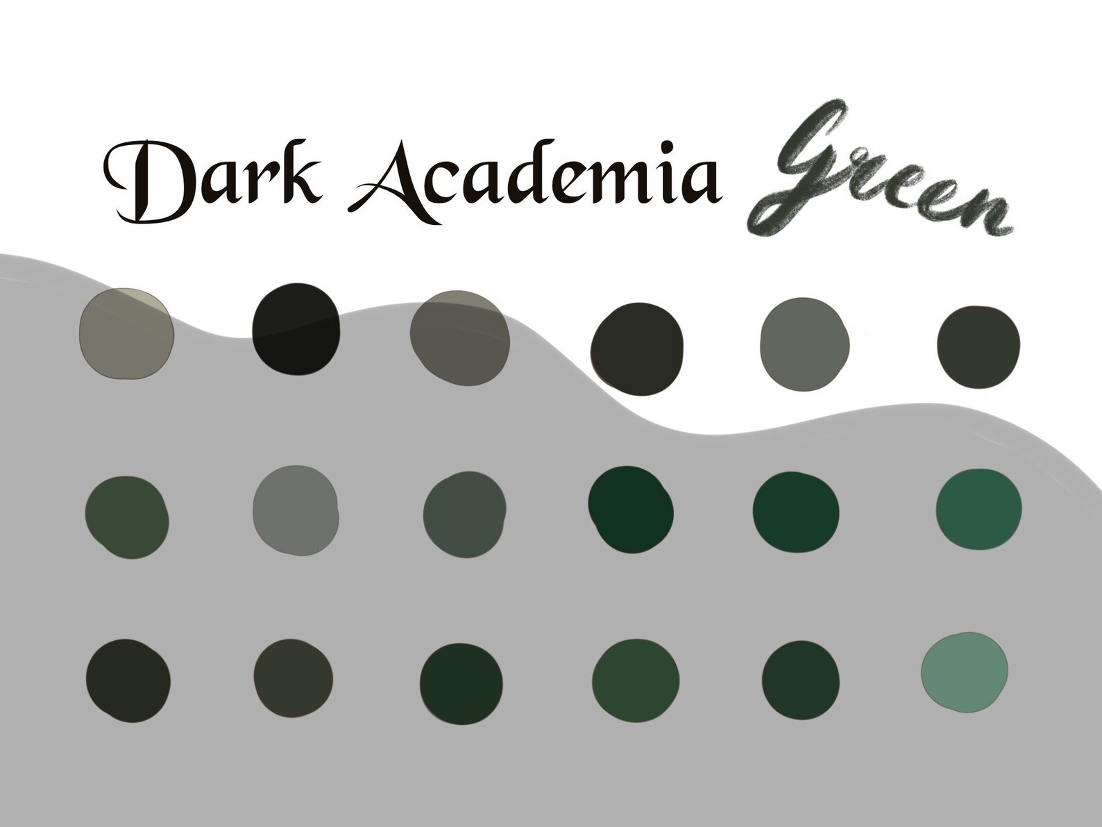 Dark Academia Procreate Color Palette Instant Digital | Etsy Dark Academia Procreate Color Palette Instant Digital | Etsy