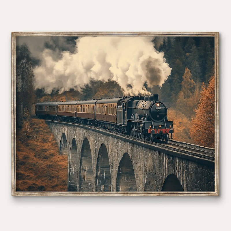 Train Prints - Etsy