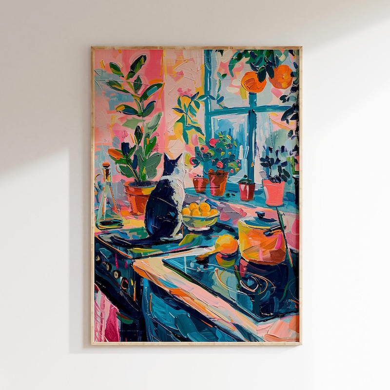 Cat Kitchen Decor - Etsy