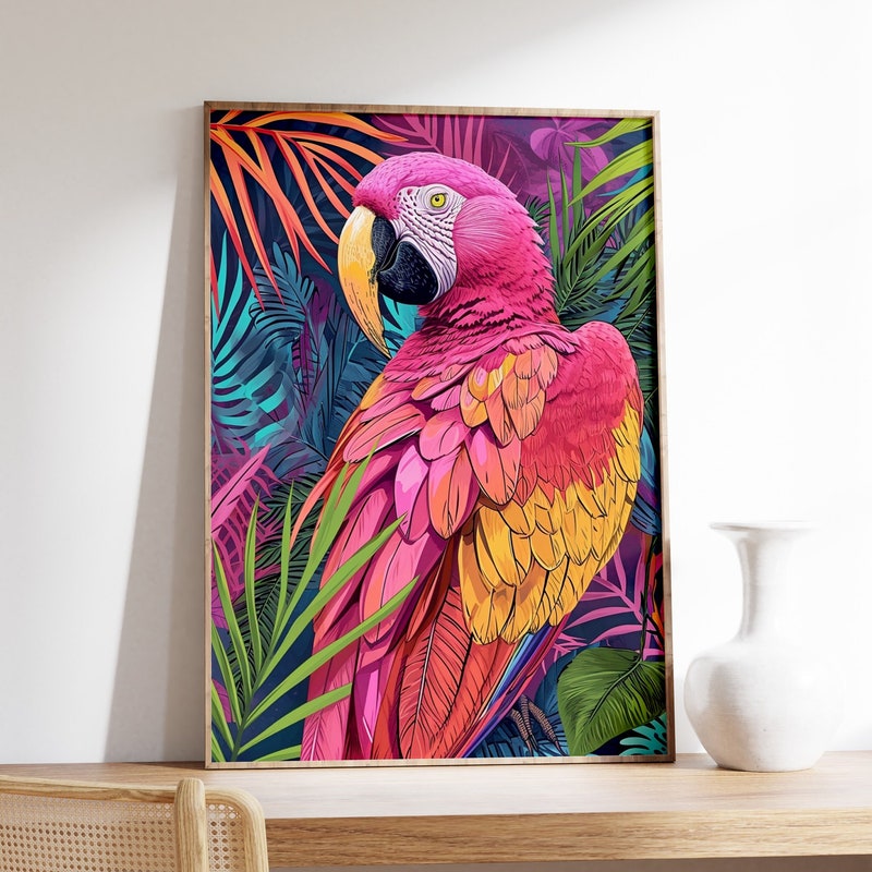 Macaw Poster - Etsy