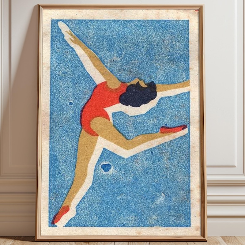 Retro Athletic Posters - Etsy