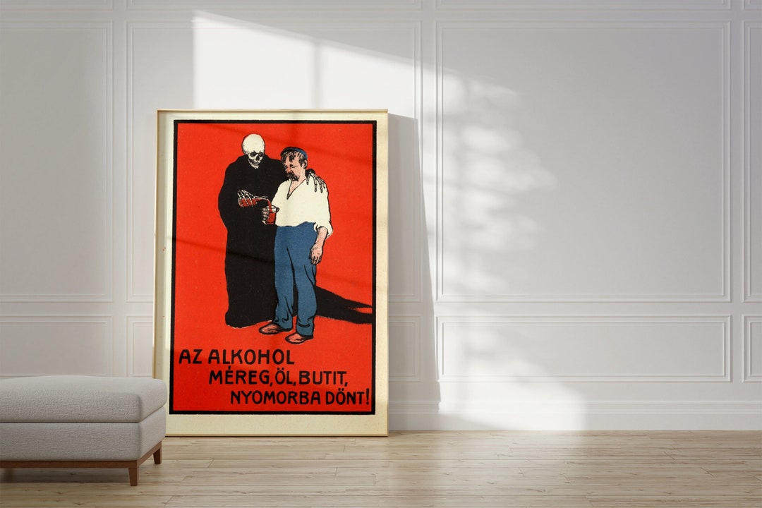 Funny Alcohol Prohibition Poster, Funny Bartender Print, Old Book Cover ...