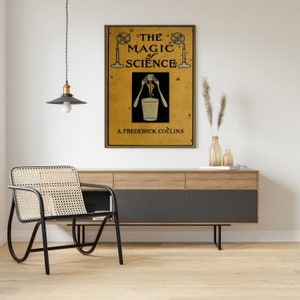 Vintage Science Book Cover Poster, Frederick Collins, Retro Wall Art - Etsy