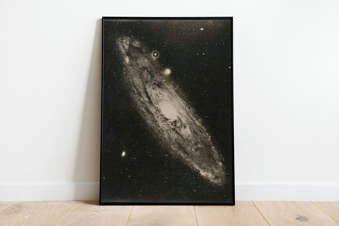 The Great Spiral Nebula of Andromeda, Image Taken From Mount Wilson ...