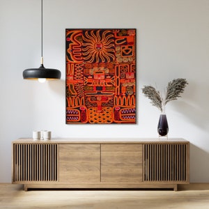 Incan Weaving, Vintage Inca Print, Inca Ornaments Poster, Peru Wall Art ...