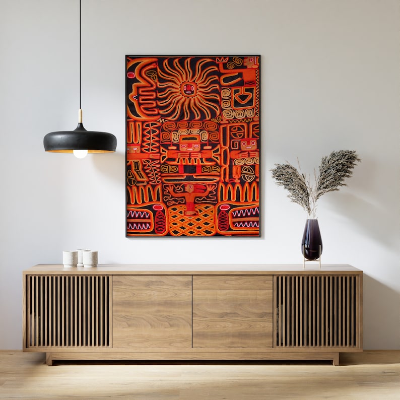 Incan Weaving, Vintage Inca Print, Inca Ornaments Poster, Peru Wall Art ...