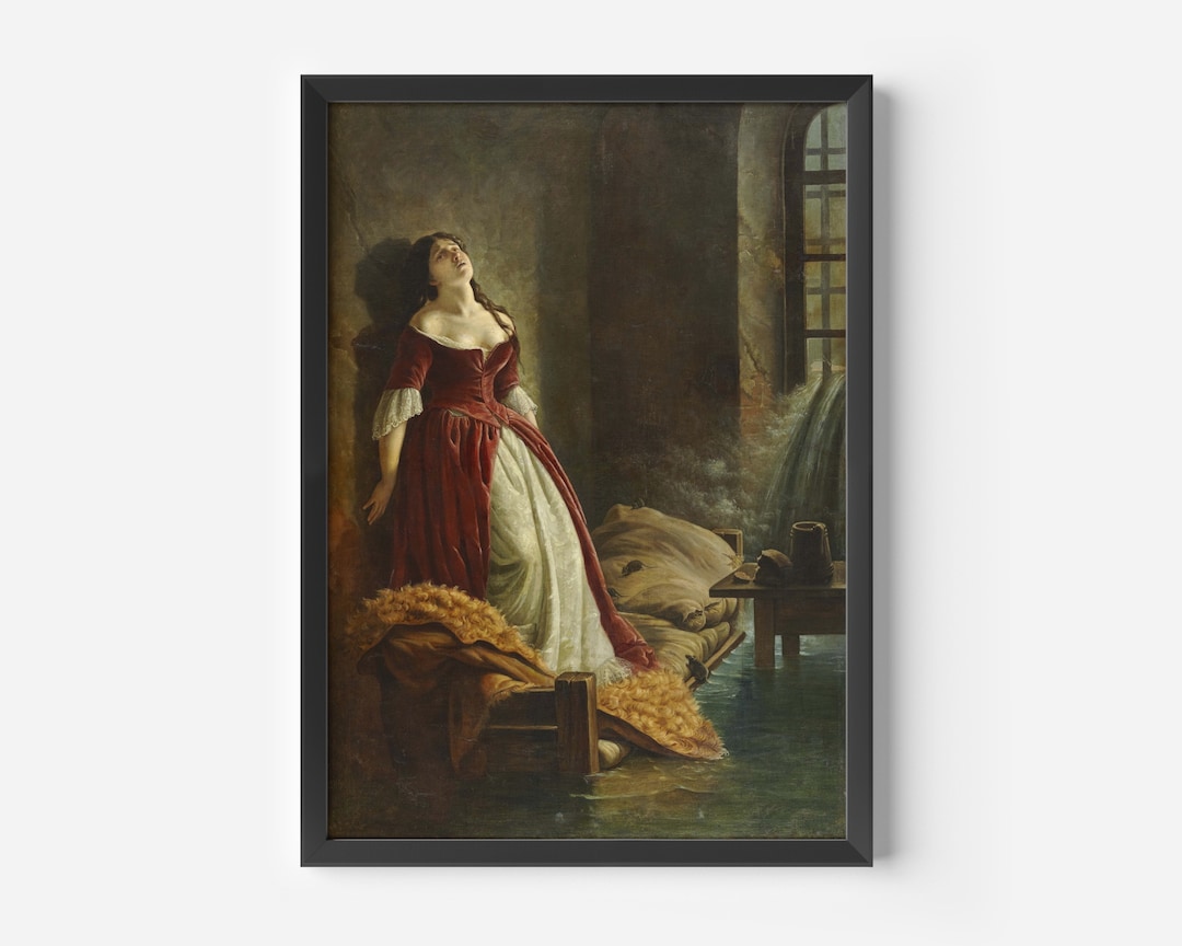 Princess Tarakanoff by Flavitsky, Vintage Painting, Famous Art ...