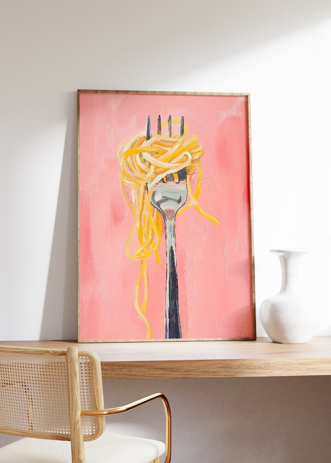 Spaghetti Poster, Italian Food Art, Pasta Art, Vintage Food Print, Food ...