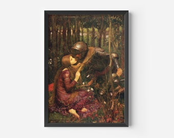 Lady Knight Painting - Etsy