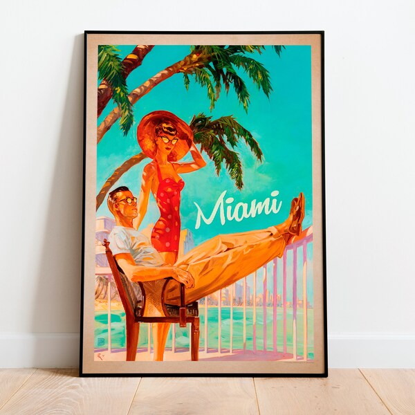 Retro Miami Decor - Etsy