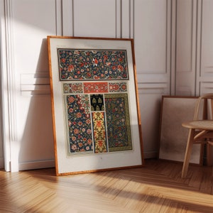 Persian Ornament Print, Persian Art Poster, Vintage Persian Art ...