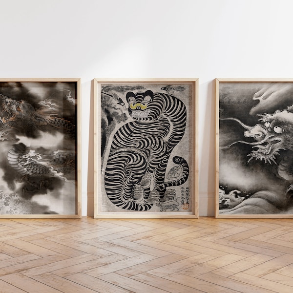 Large Japanese Art - Etsy