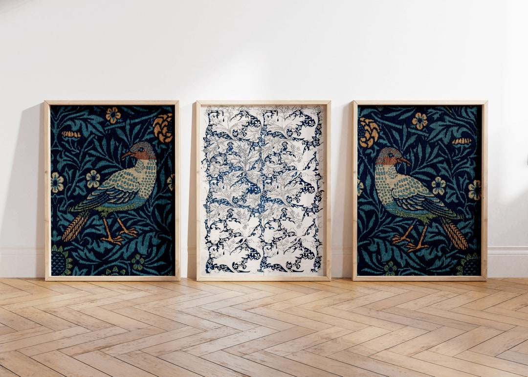 Set of 3 Vintage William Morris Poster, Art Nouveau, Vintage Print ...