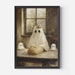 Ghost Family Baking Bread Halloween Poster, Spooky Fall Print - Etsy