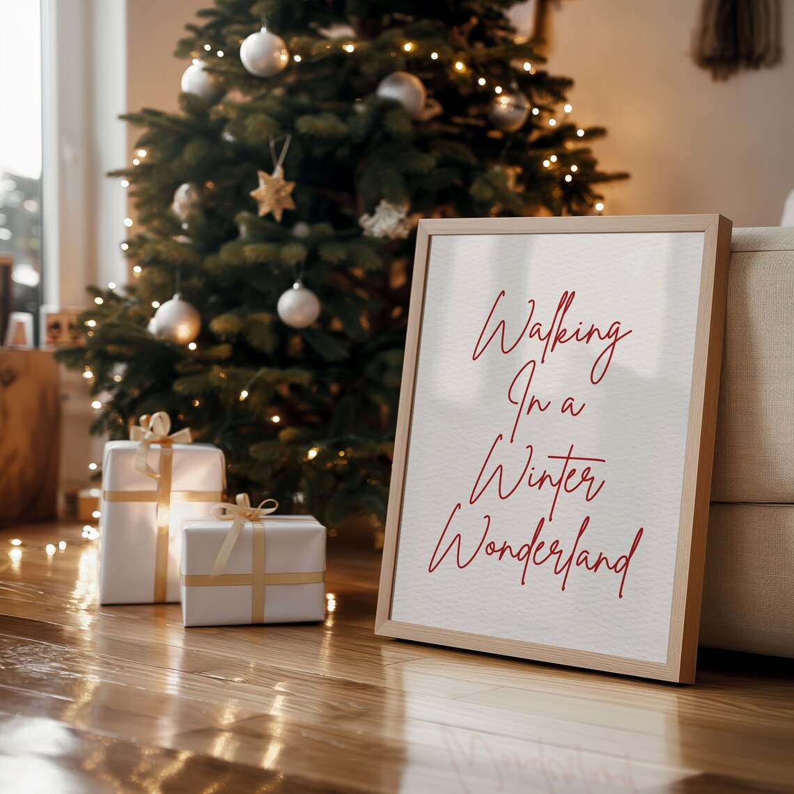 Christmas Quote Poster, Vintage Christmas Decor, Rustic Farmhouse Decor ...