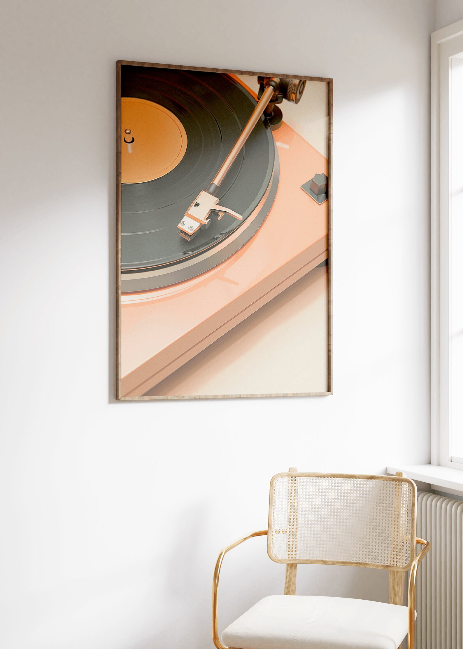 Retro Record Label Poster, Retro Room Decor, Music Label Print, Vinyl ...