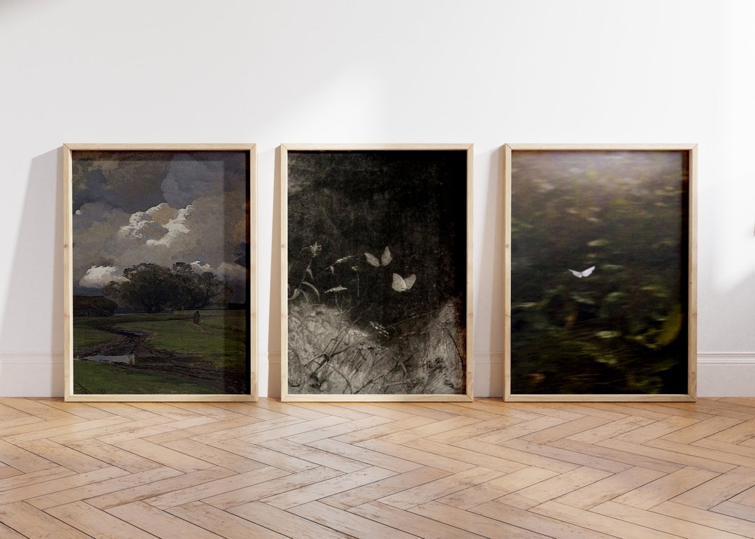 Set of 3 Dark Academia Poster, Light Academia, Academia Aesthetic, Dark ...