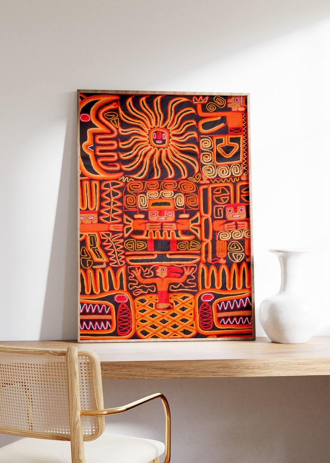 Incan Weaving, Vintage Inca Print, Inca Ornaments Poster, Peru Wall Art ...