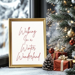 Christmas Quote Poster, Vintage Christmas Decor, Rustic Farmhouse Decor ...