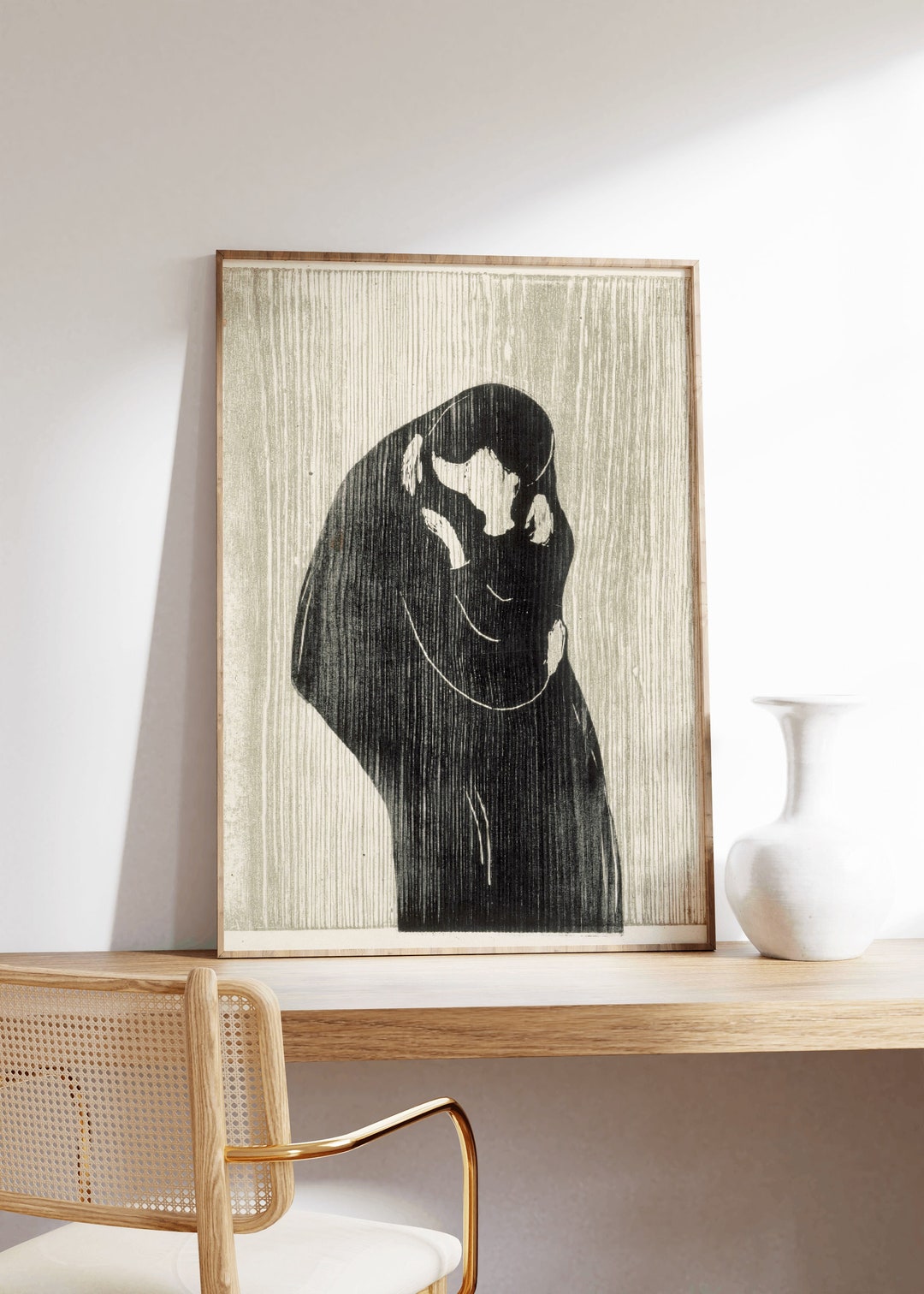 Edvard Munch's the Kiss Print, Vintage Impressionism Art, Museum Poster ...
