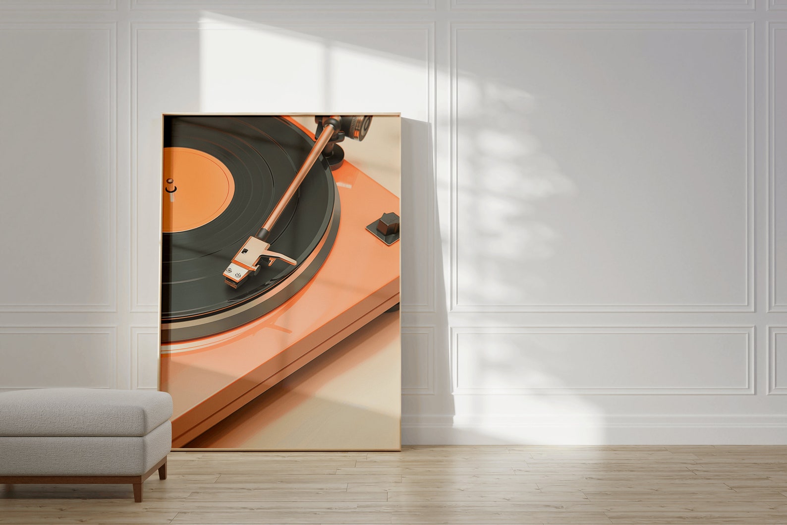 Retro Record Label Poster, Retro Room Decor, Music Label Print, Vinyl ...