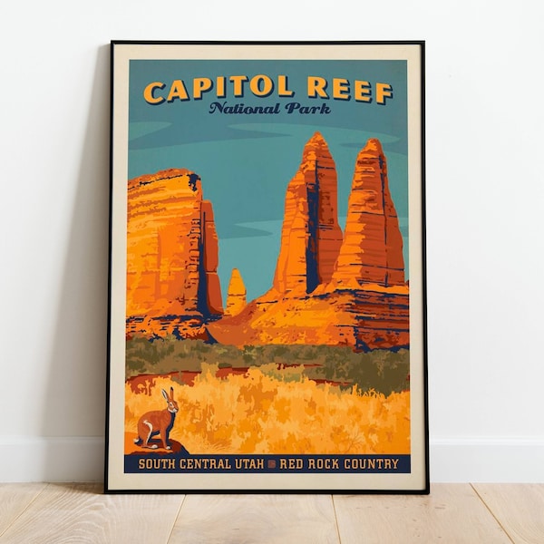 Capitol Reef Poster - Etsy