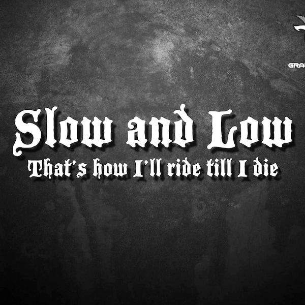 Low and Slow - Etsy