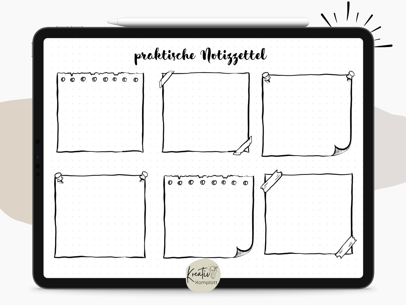 Digitale sketchnotes, GoodNotes, Digitale sticker, Banner ...