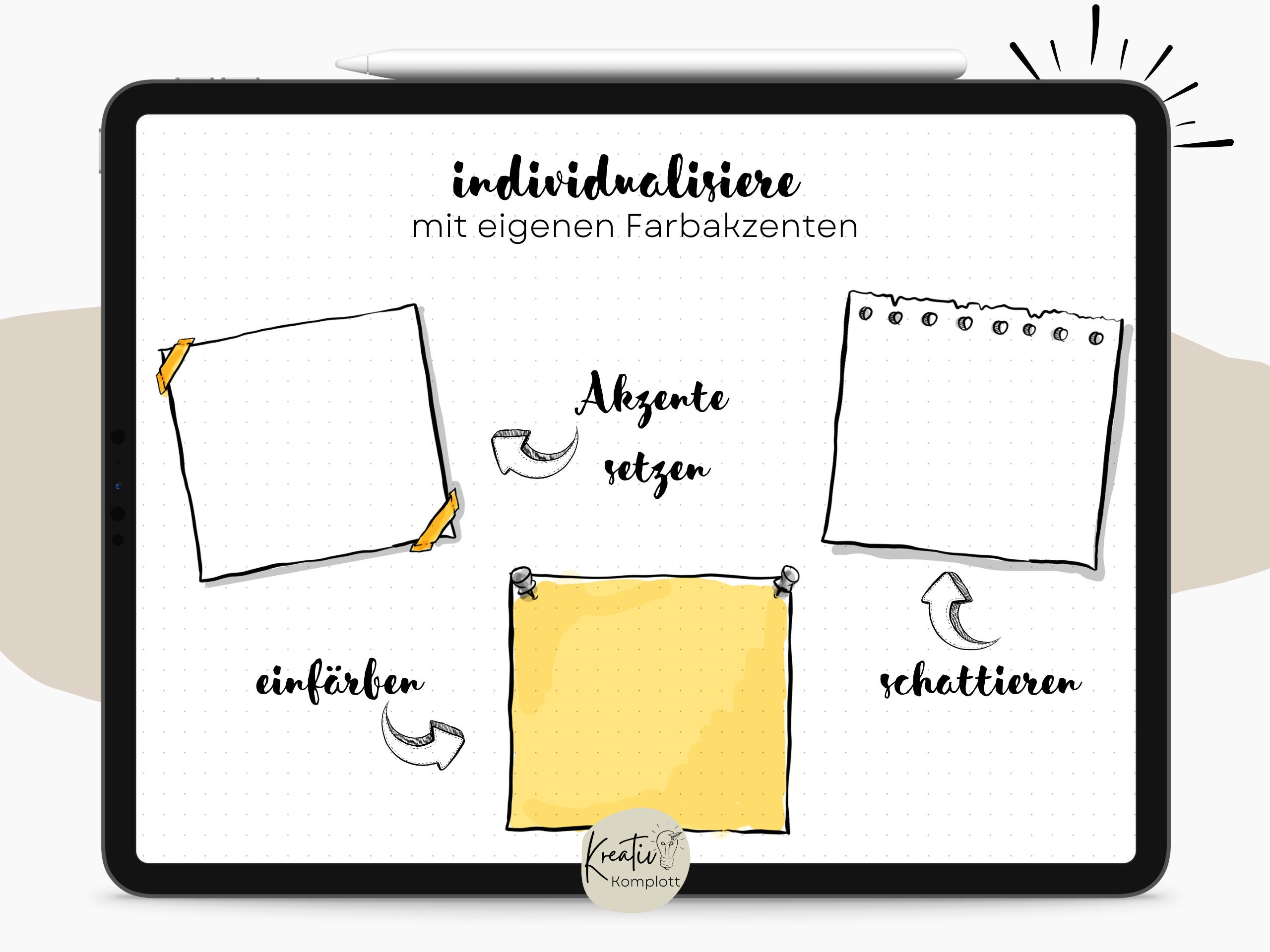 Digital Sketchnotes, Goodnotes, Digital Stickers, Banners, Text ...