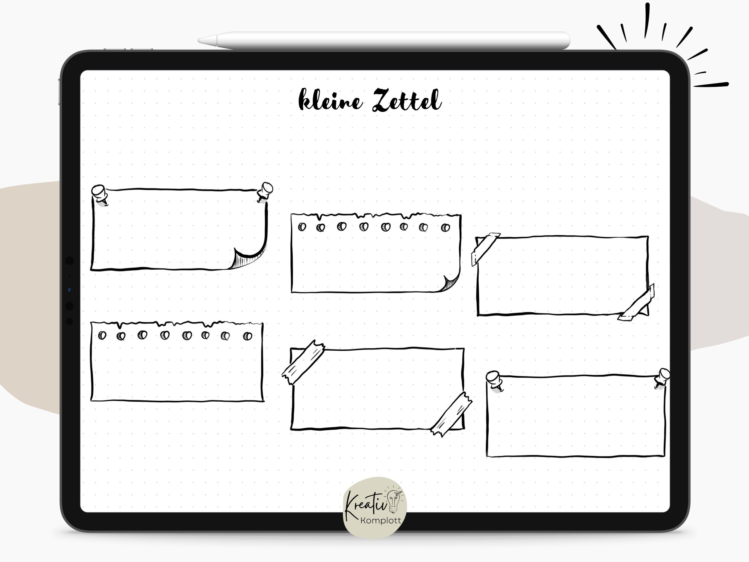 Digital Sketchnotes, Goodnotes, Digital Stickers, Banners, Text ...