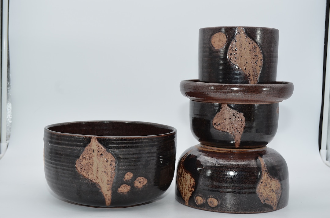 Ravnild Denmark Stoneware Ceramic Vintage Danish Art Studio Pottery ...