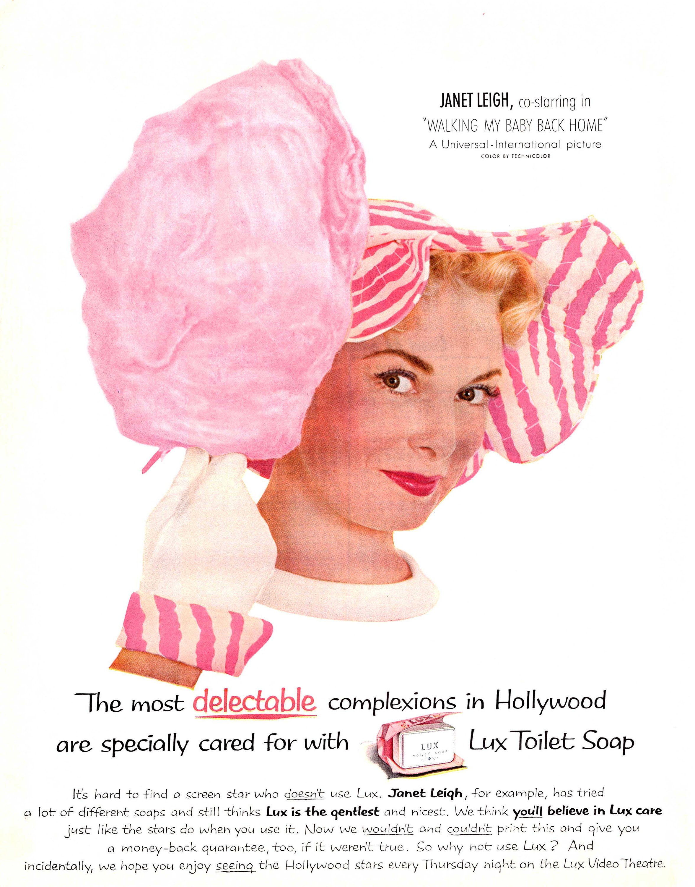 Original Vintage Advertising for 1953 Janet Leigh for LUX Soap | Etsy