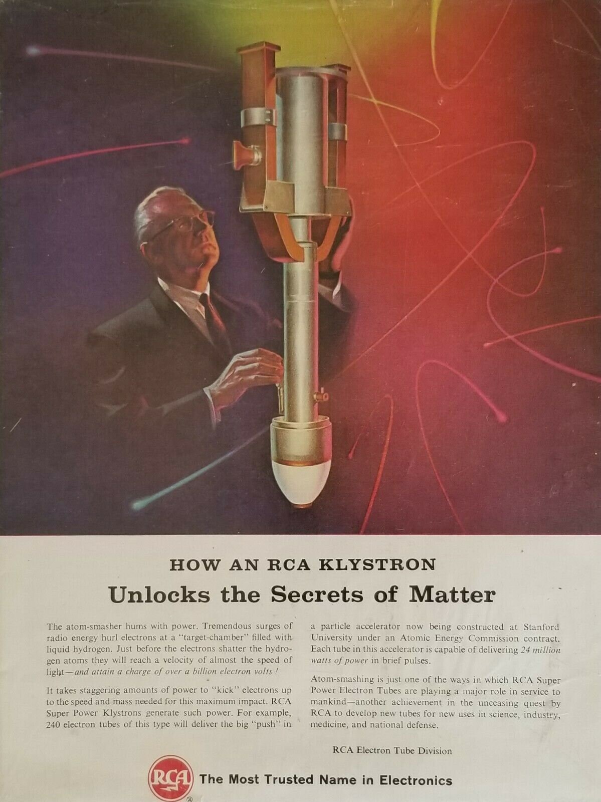Original Vintage Ad 1963 RCA Super Power Klystron unlock - Etsy