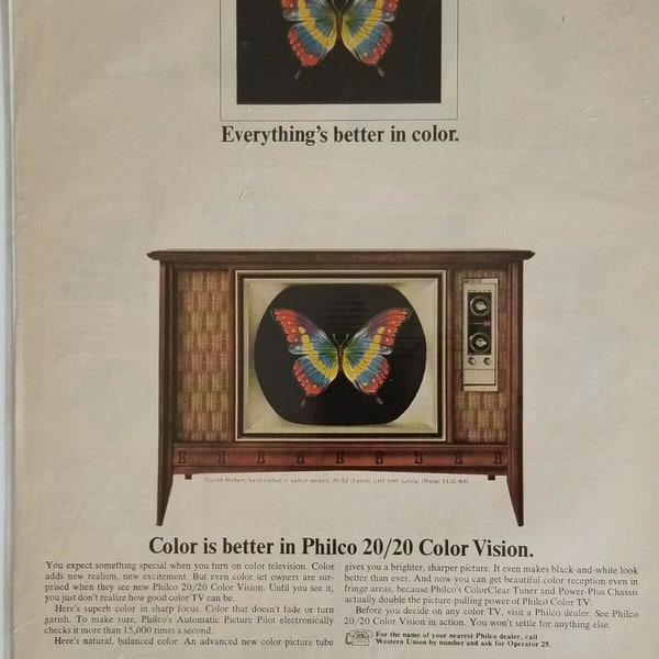Philco Television - Etsy