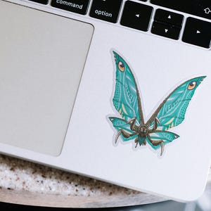 Mothra - Godzilla Series Vinyl Sticker - Etsy