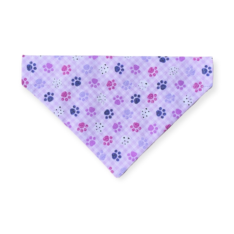 Purple Paw Print Collar - Etsy
