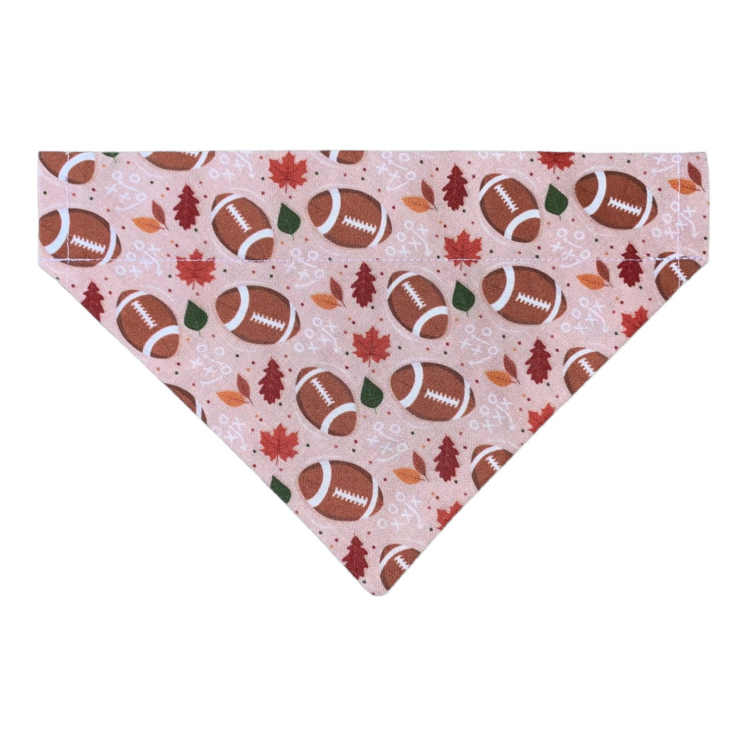 Personalized Dog Bandana Football Bandana Fall Bandana - Etsy