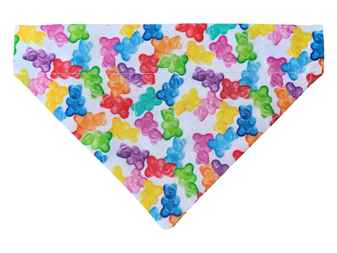 Gummy Bears Dog Bandana - Candy Dog Bandana - Over the Collar - Option ...