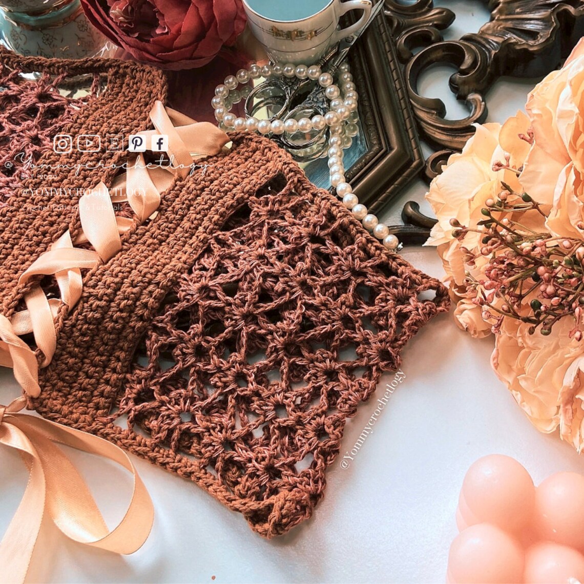 Crochet Pattern: VERONICA Sheer-lace Corset PDF Copy Only - Etsy