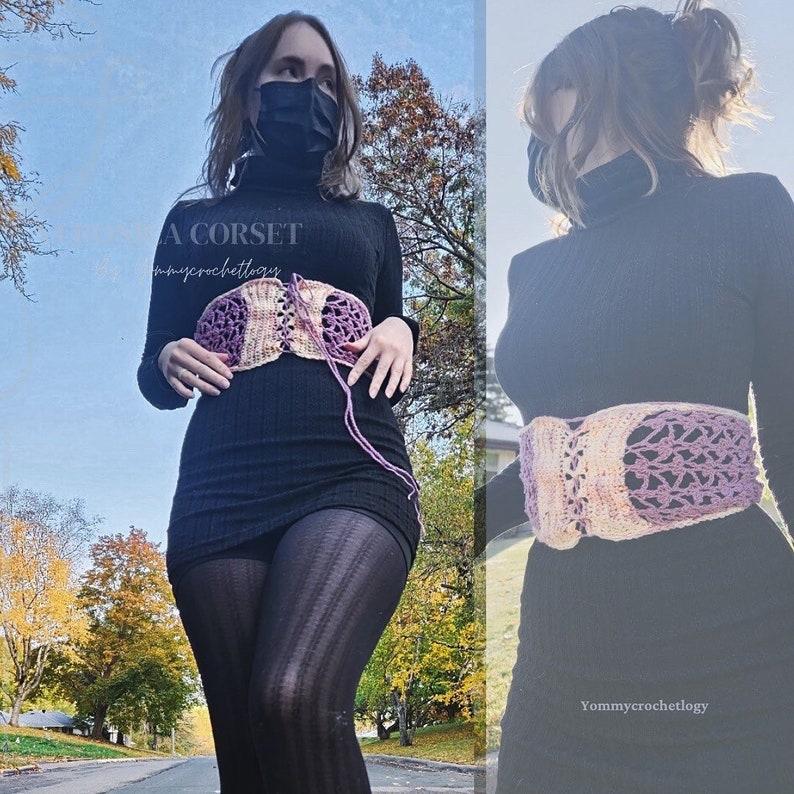 Crochet Pattern: VERONICA Sheer-lace Corset PDF Copy Only - Etsy