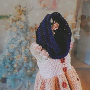Crochet: "wednesday Addams/enids Sinclair" Inspired Crochet Snood ...