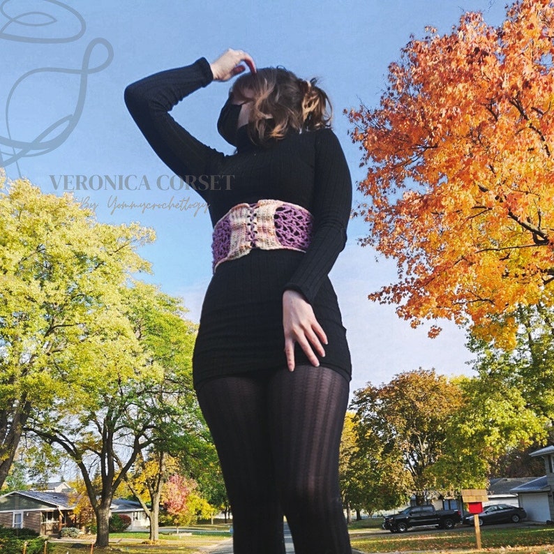 Crochet Pattern: VERONICA Sheer-lace Corset PDF Copy Only - Etsy