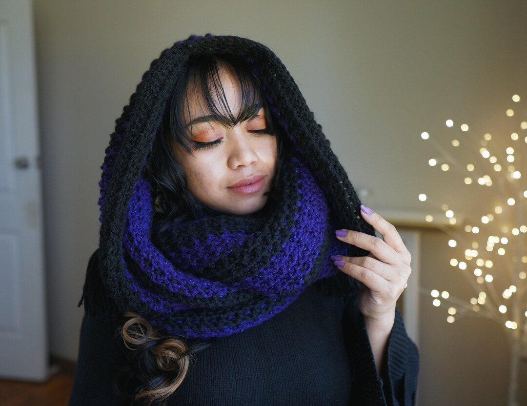Crochet: "wednesday Addams/enids Sinclair" Inspired Crochet Snood ...