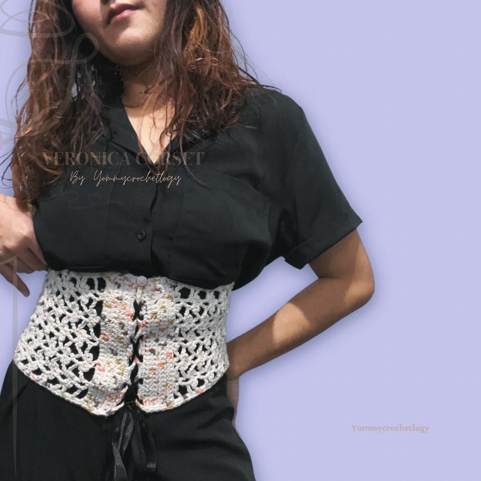 Crochet Pattern: VERONICA Sheer-lace Corset PDF Copy Only - Etsy